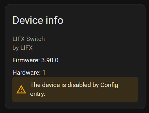 Device "Enable Device" toggle disabled. Unable to re-enable device ...