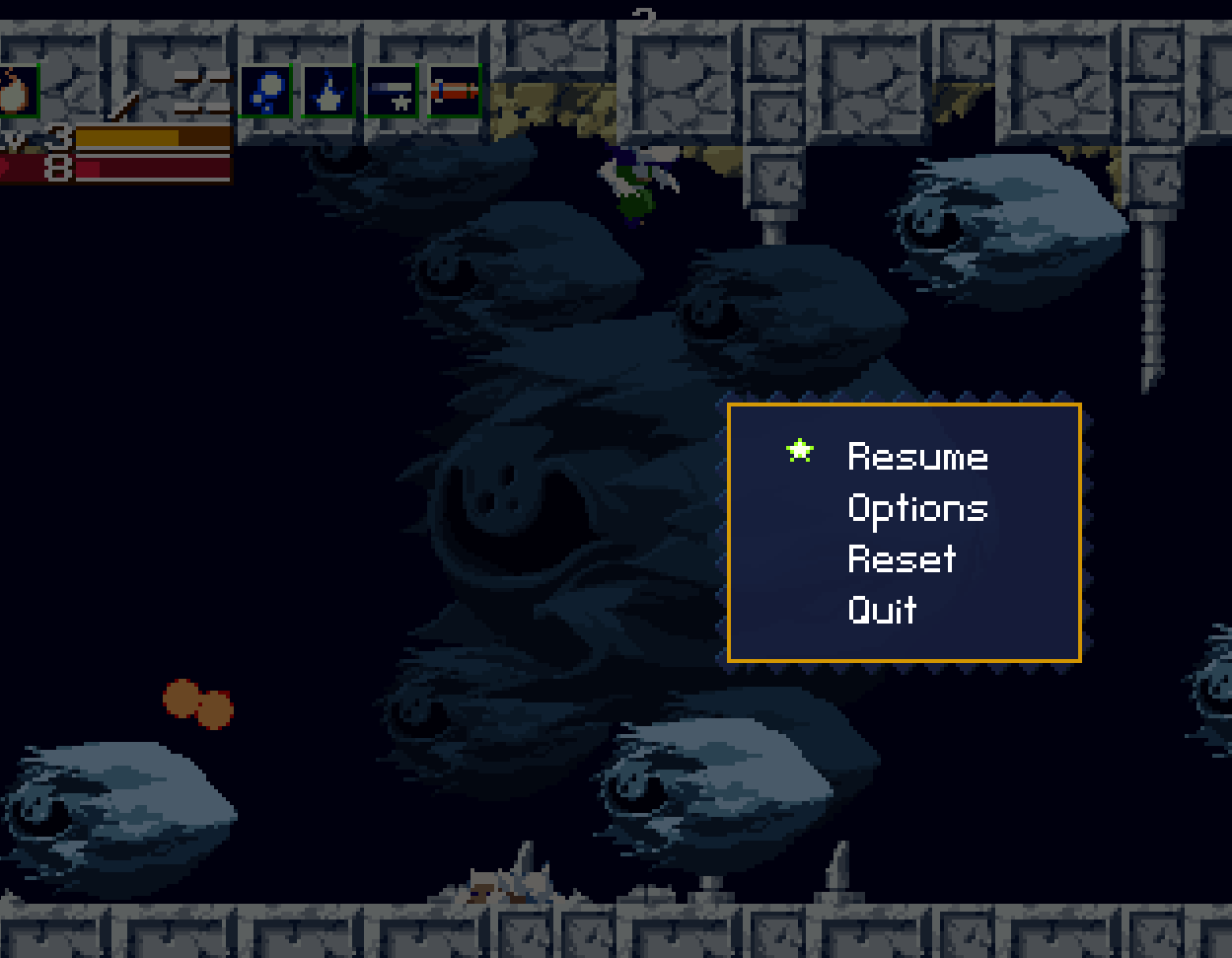 Pushed into roof during Undead core fight · Issue #219 · nxengine/nxengine-evo · GitHub