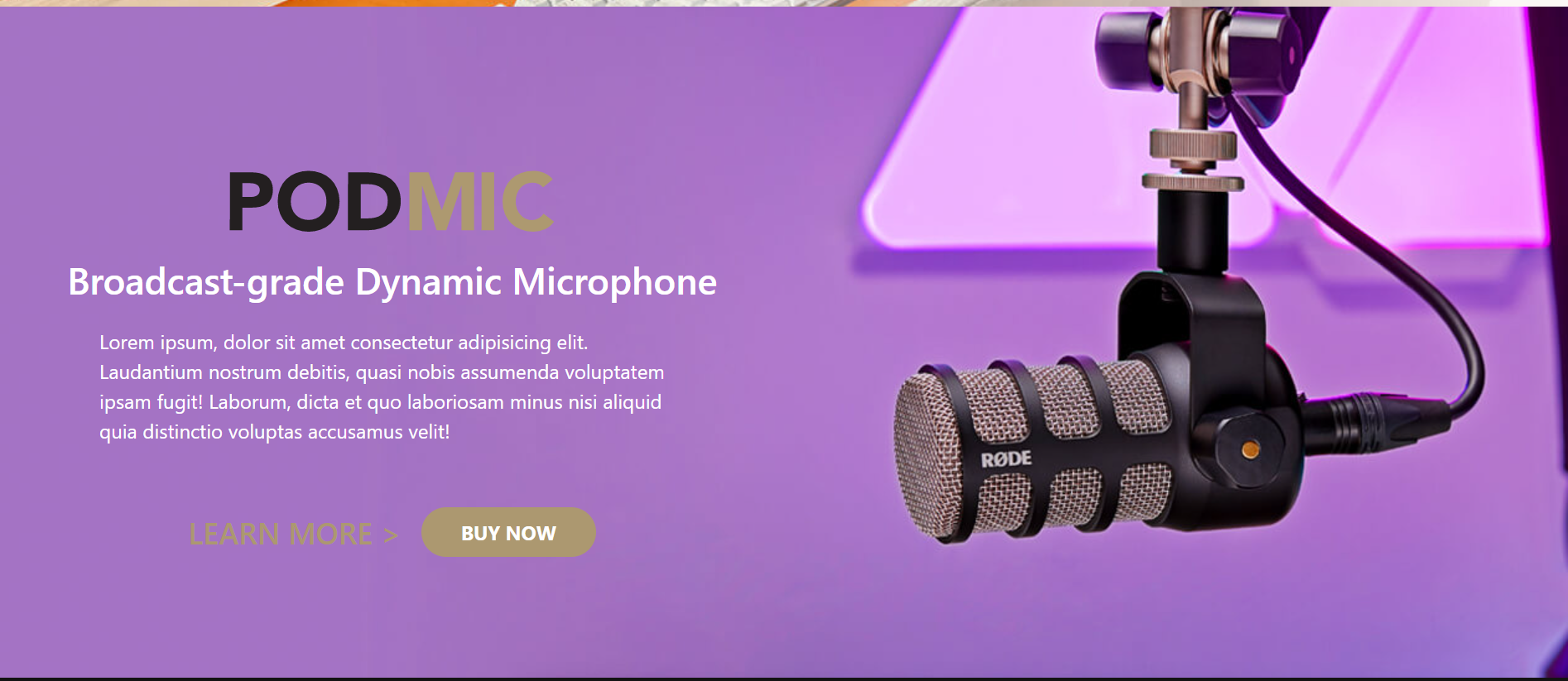 GitHub - Bharath7893/Rode-Clone: Built Rode Static homepage using HTML and tailwind CSS.