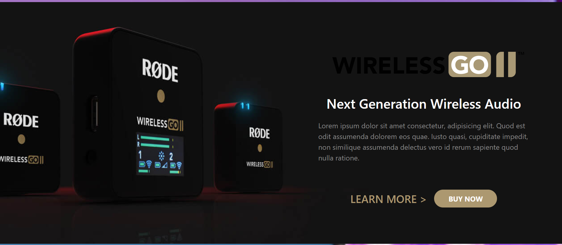 GitHub - Bharath7893/Rode-Clone: Built Rode Static homepage using HTML and tailwind CSS.