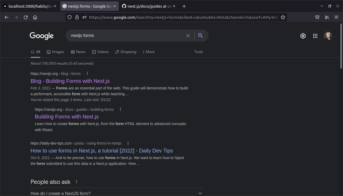 Docs: Redirect the blog post about forms to the forms guide · Issue #34928 · vercel/next.js · GitHub