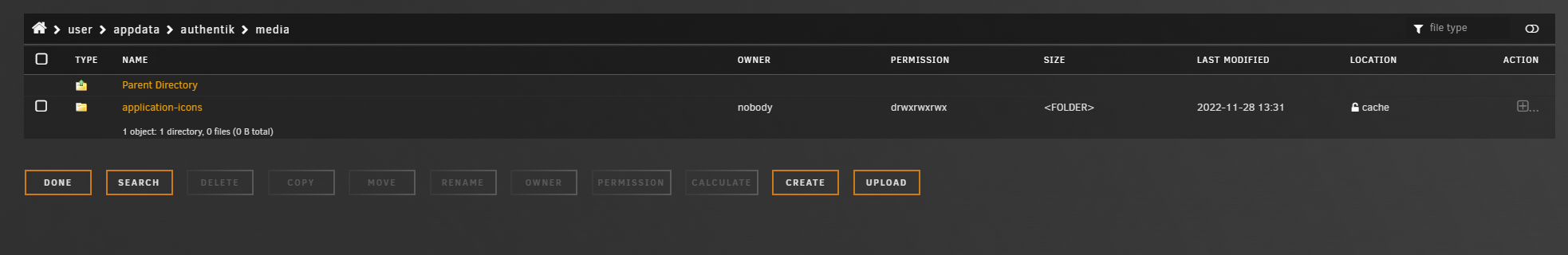 Issue uploading application icons unRaid/Docker · Issue #4109 · goauthentik/authentik · GitHub