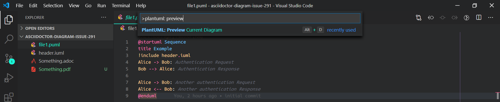 Preview doesn't work · Issue #343 · qjebbs/vscode-plantuml · GitHub