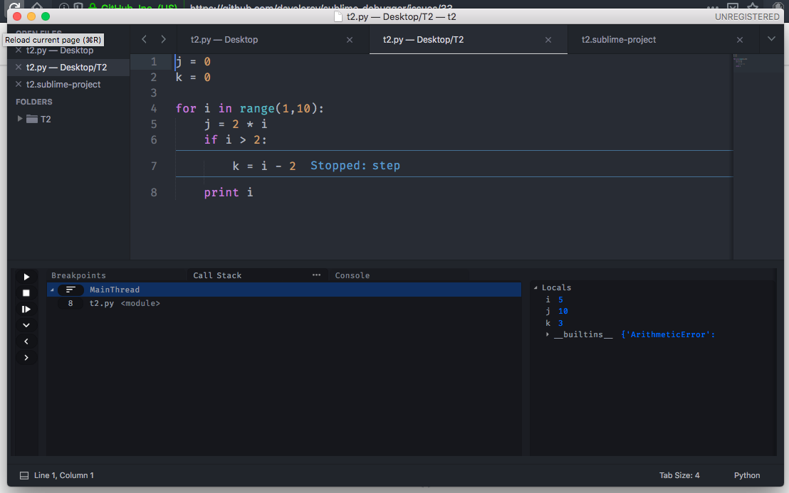 Debugger shows error when trying to run Python. · Issue #33 · daveleroy/SublimeDebugger · GitHub