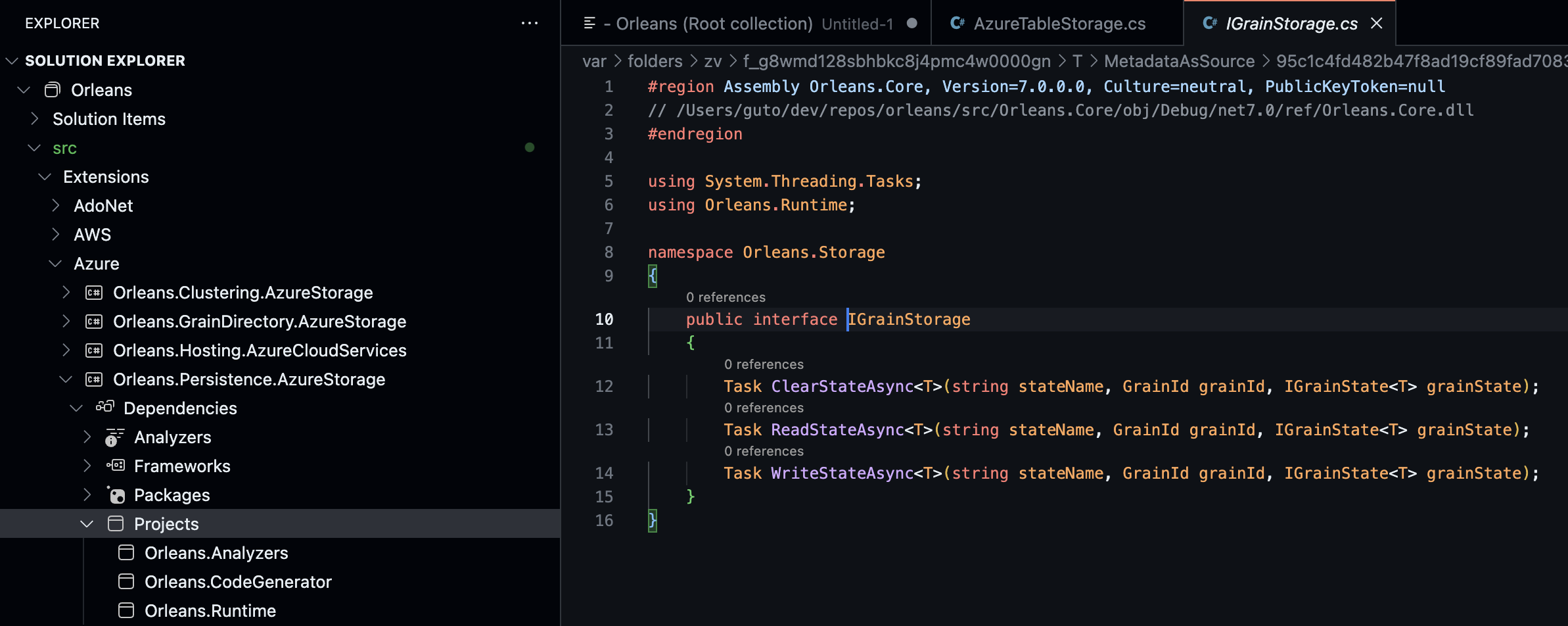 Go-to definition doesn't work anymore on project references · Issue #68472 · dotnet/roslyn · GitHub