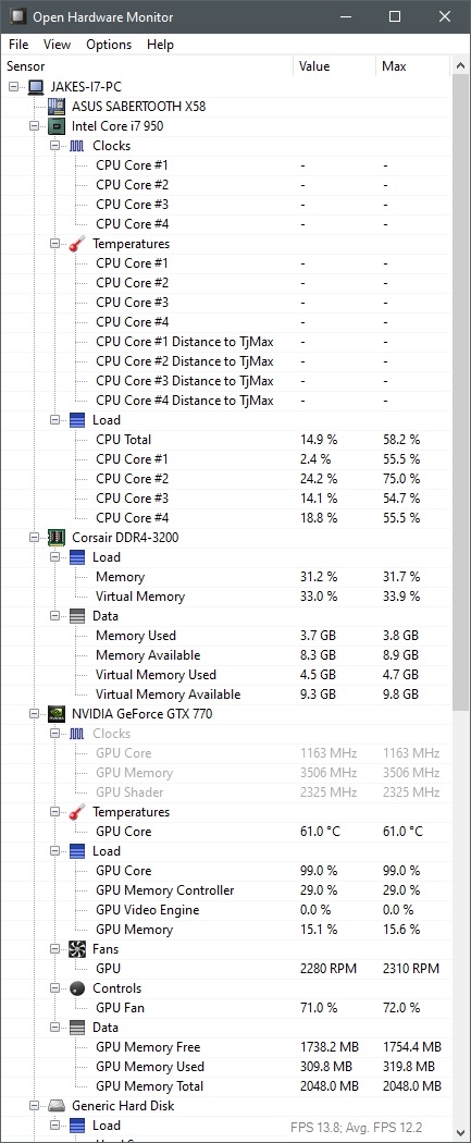 Clock and temps not showing up · Issue #677 · openhardwaremonitor/openhardwaremonitor · GitHub
