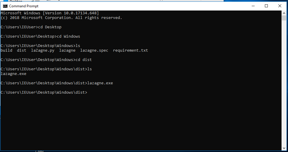 lazagne.exe won't work · Issue #372 · AlessandroZ/LaZagne · GitHub