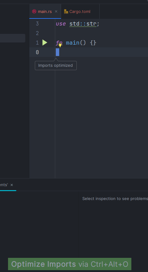 Remove newline when removing imports · Issue #9882 · intellij-rust/intellij-rust · GitHub