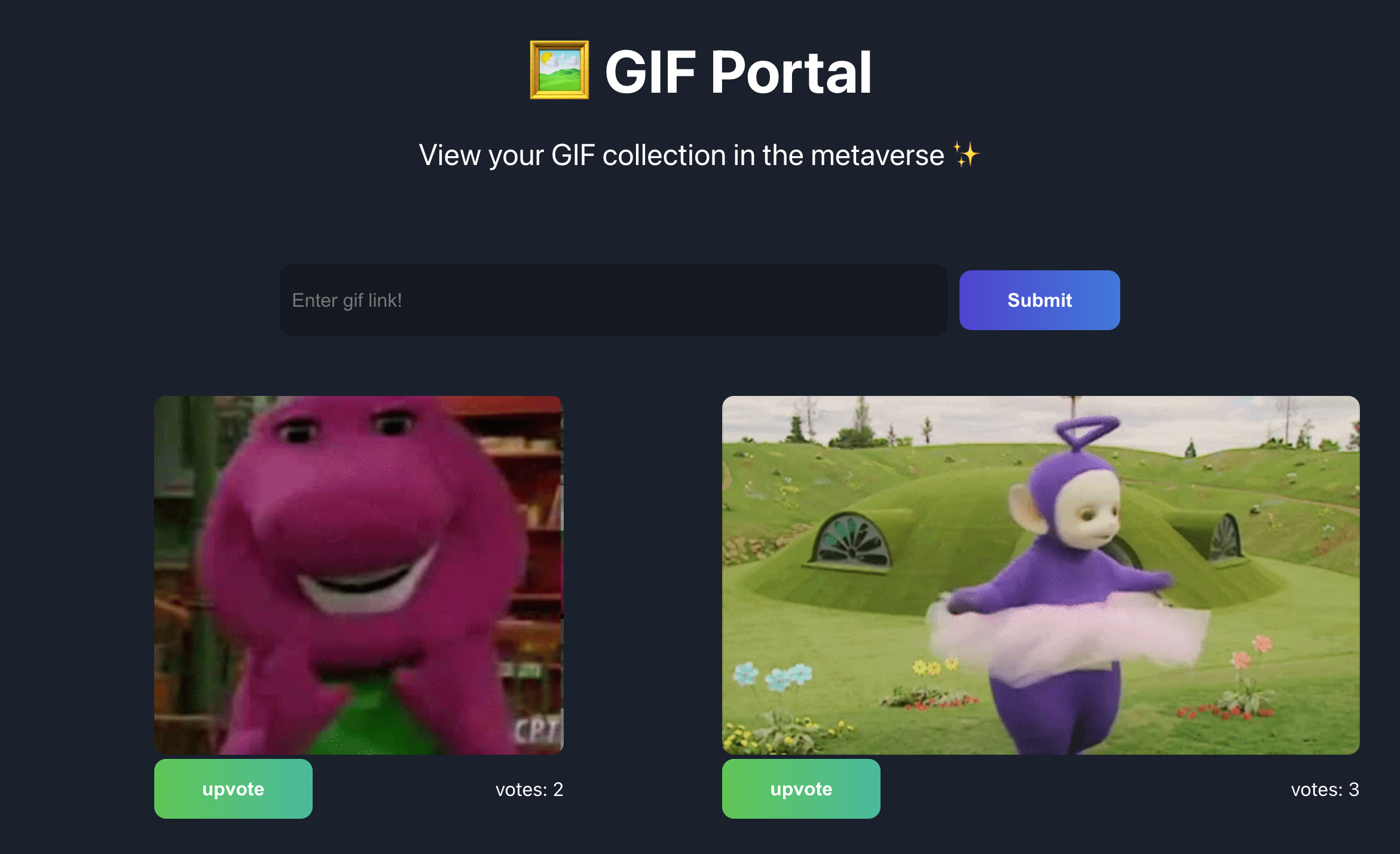 GitHub - jponc/gif-portal-solana: Following Buildspace's Solana Web3 Tutorial