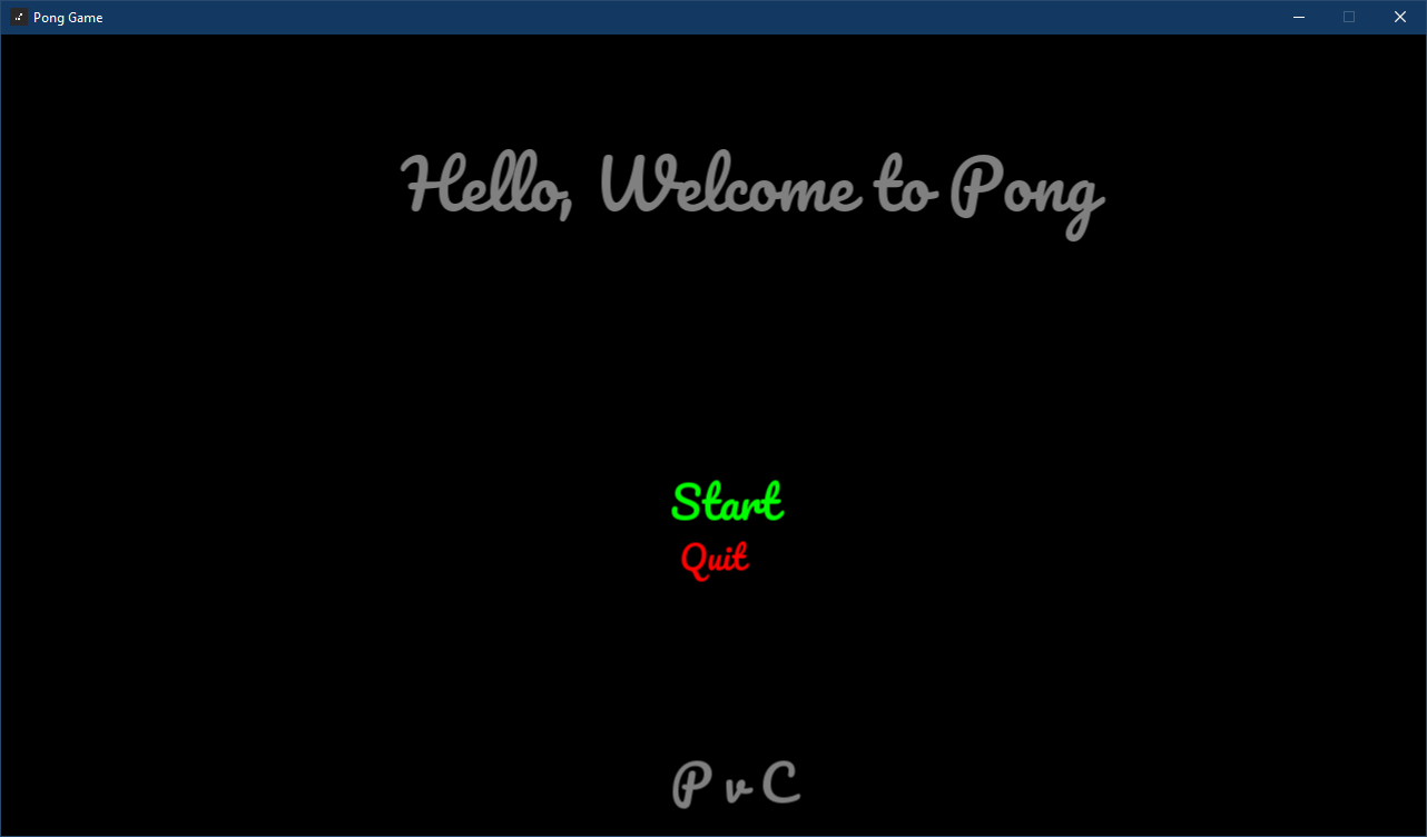 GitHub - KedarChandulur/Pong: Pong using Cpp and SFML
