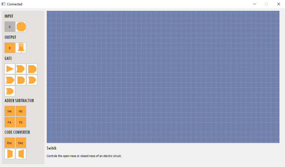 GitHub - thitiratratrat/Connected-Digital-Circuit-Simulator: Virtual ...
