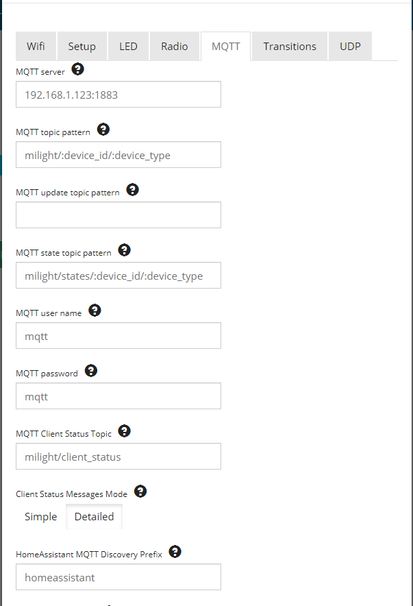 White mode not working properly on MQTT with FUT037 · Issue #629 · sidoh/esp8266_milight_hub ...