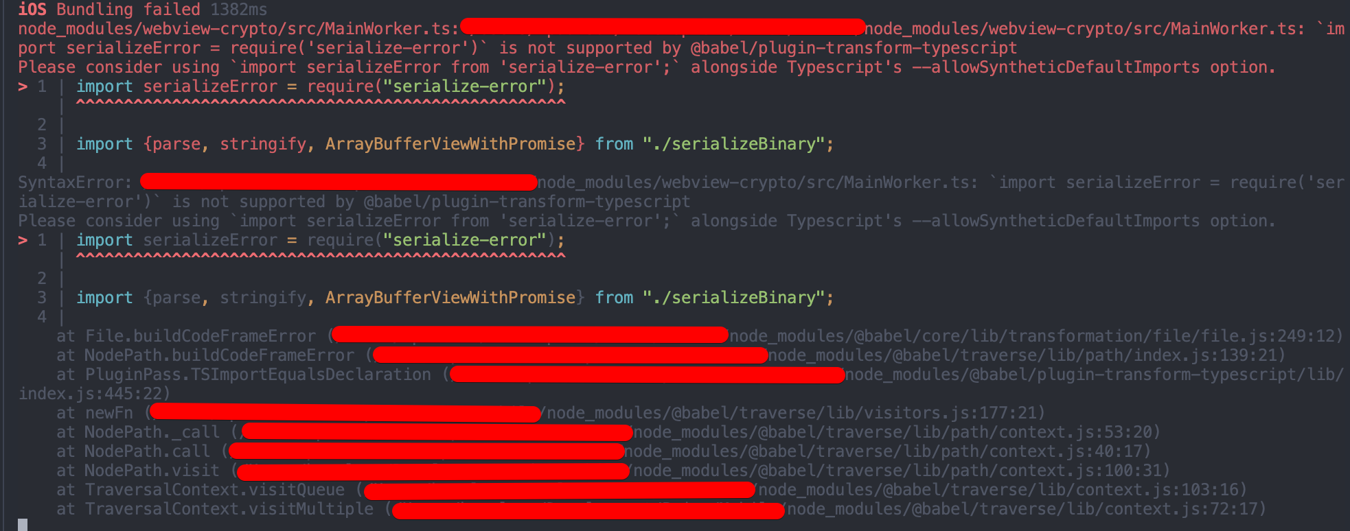 Change dependency links to work with Babel TS · Issue #12 · webview-crypto/webview-crypto · GitHub