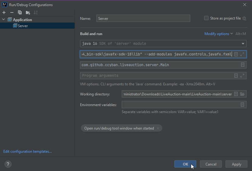 GitHub - CCyban/LiveAuction: A Java socket-based project called LiveAuction. The project ...