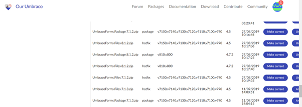 Packages With Many Versions Break The Table Layout · Issue 55 · Umbracoumbracopackages · Github