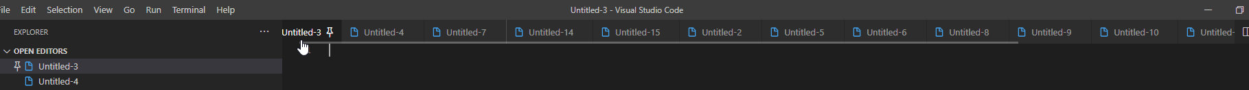 Pinned tabs do not scroll top bar when switched to active tab · Issue #110035 · microsoft/vscode ...