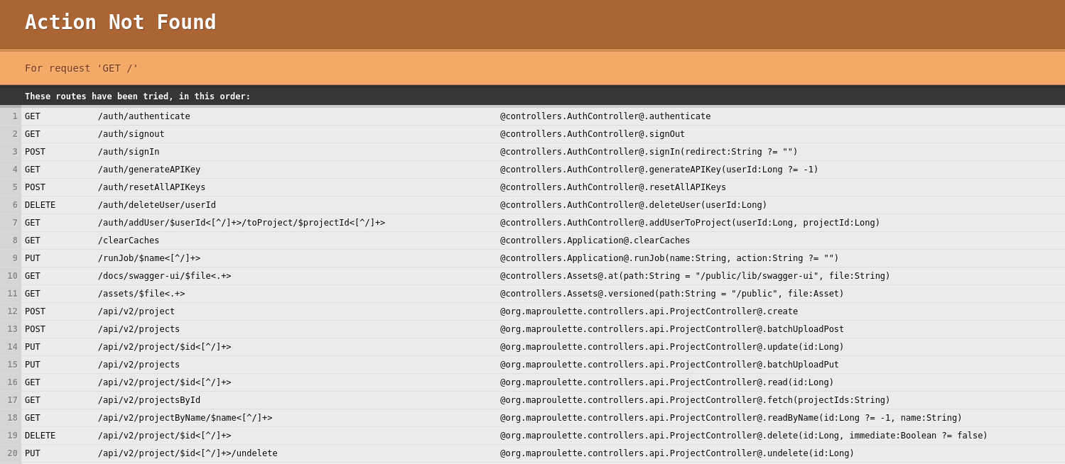 routing issue · Issue #526 · maproulette/maproulette-backend · GitHub