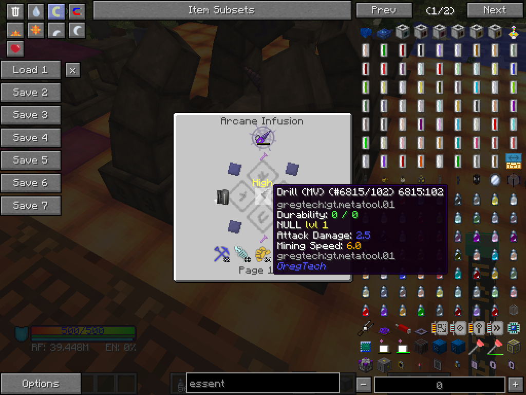 Electromagic tools infusion recipes and gregtech metaitems · Issue ...