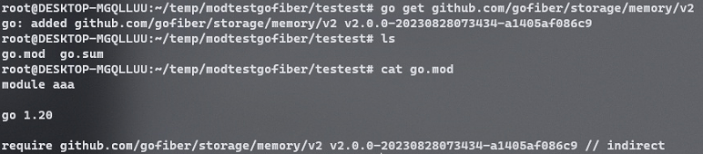cannot import memory v2 package · Issue #966 · gofiber/storage · GitHub