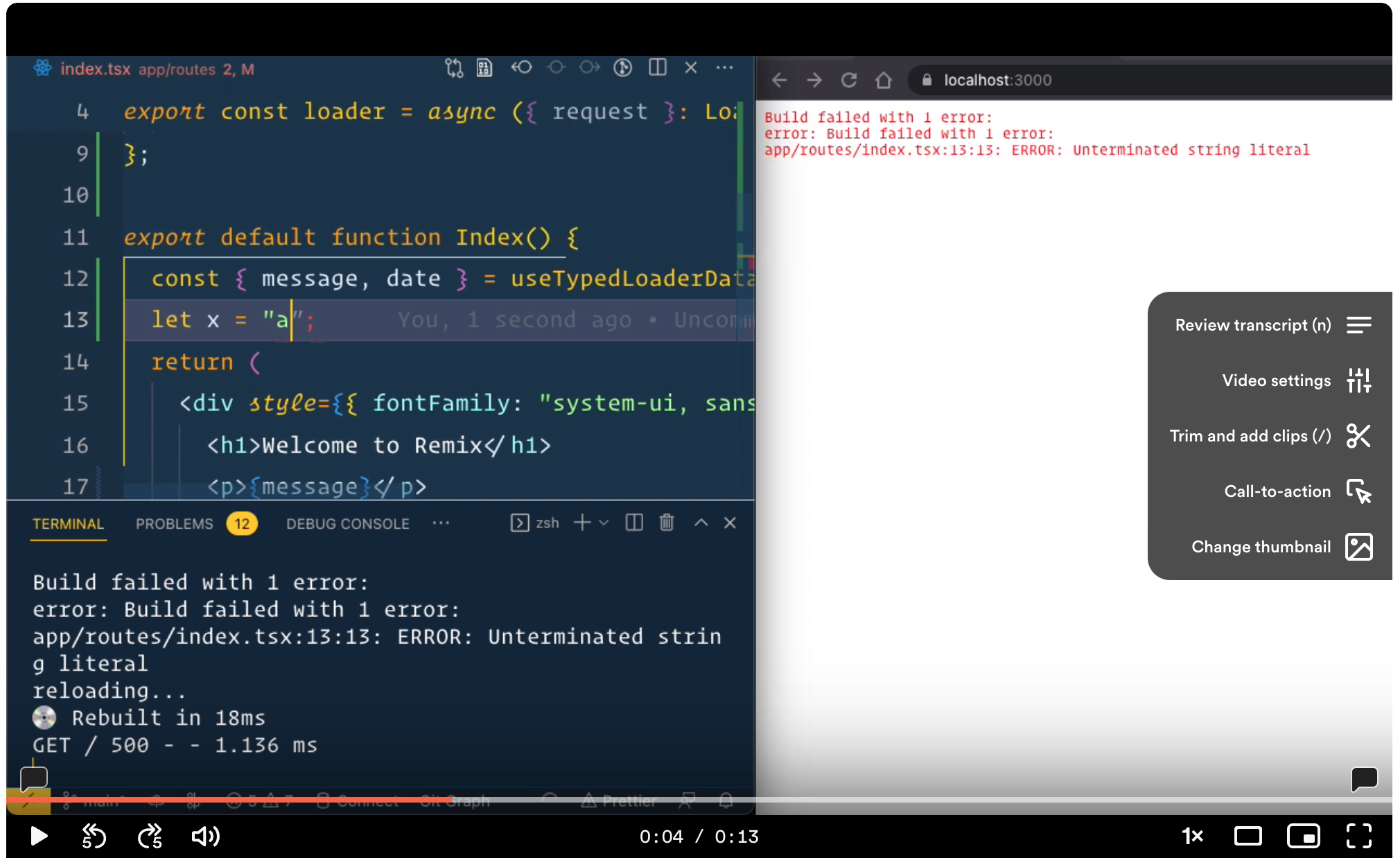 Interactive Error Boundary Like On Nextjs · Remix Run Remix · Discussion 4588 · Github