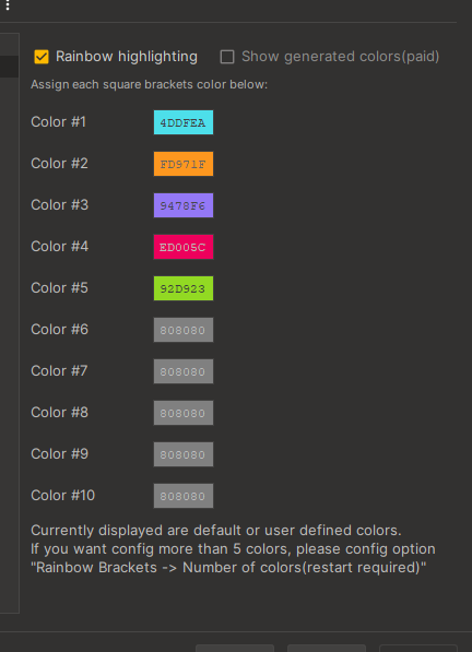 幾個問題 · Issue #2674 · izhangzhihao/intellij-rainbow-brackets · GitHub