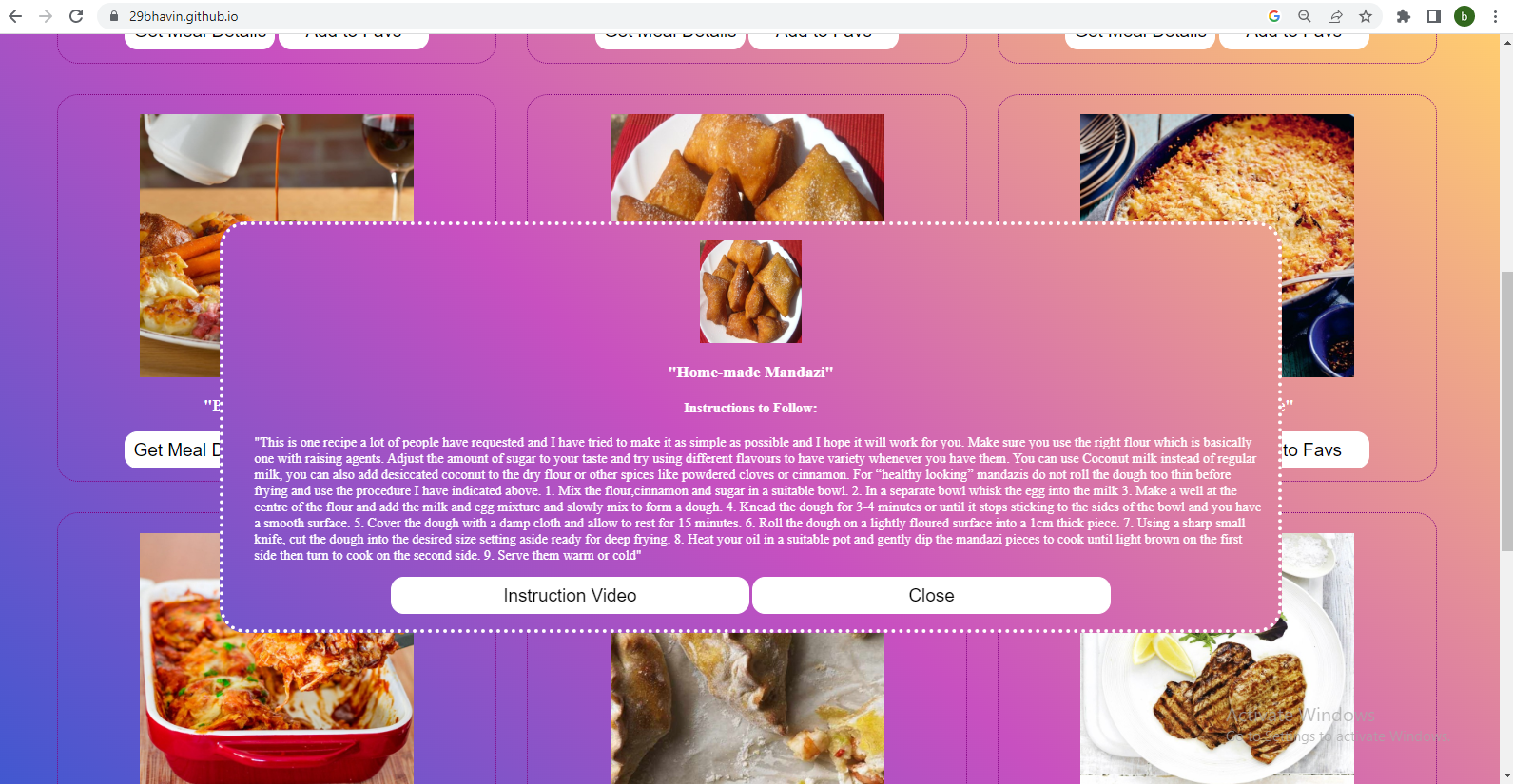 GitHub - 29bhavin/MealsApp: Meals Application