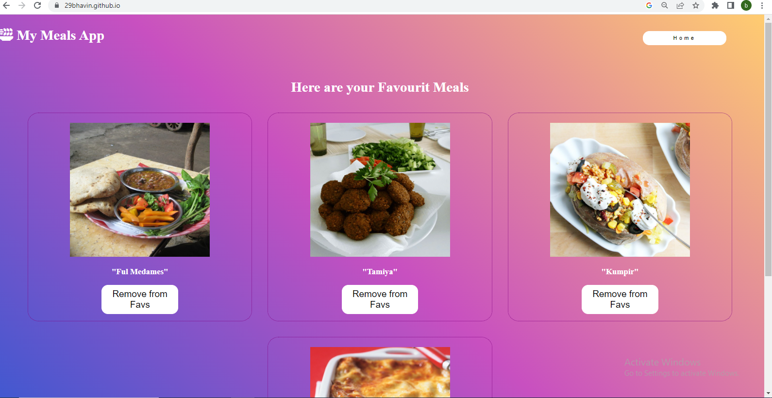 GitHub - 29bhavin/MealsApp: Meals Application