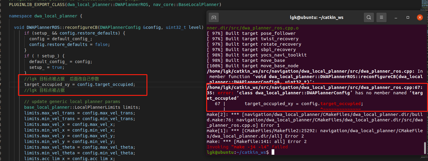 DWA can not add parameter · Issue #1195 · ros-planning/navigation · GitHub