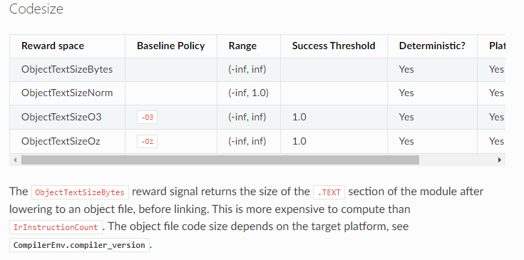 "Code Size" means different things in the paper vs in the documentation? · Issue #718 ...