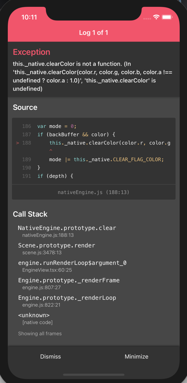 this._native.clearColor is not a function · Issue #148 · BabylonJS/BabylonReactNative · GitHub