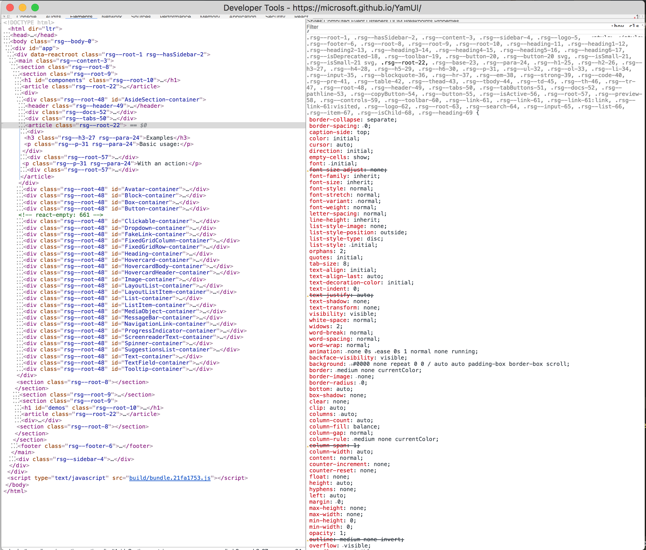 [Feature request] Remove all content styling · Issue #767 · styleguidist/react-styleguidist · GitHub