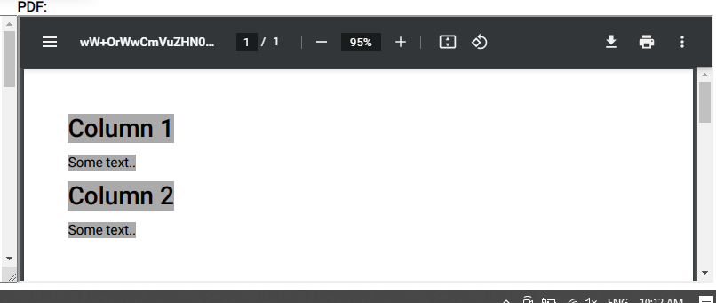 Columns Is Not Preparing · Issue 120 · Aymkdn Html To Pdfmake · Github