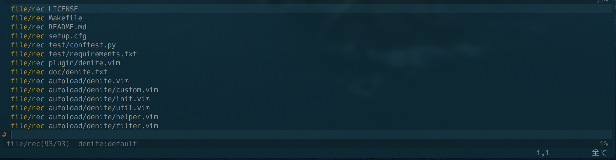 [Feature request] floating-filter option · Issue #731 · Shougo/denite.nvim · GitHub