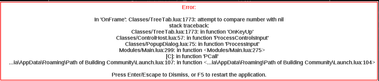 Timeless Jewel finder nulling out · Issue #6209 · PathOfBuildingCommunity/PathOfBuilding · GitHub