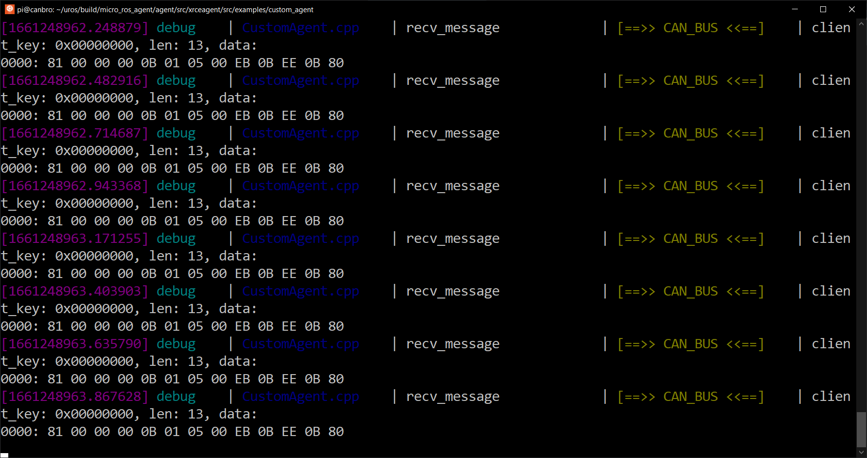 Custom CAN transport ignoring some messages in communication between STM and agent · Issue #559 ...