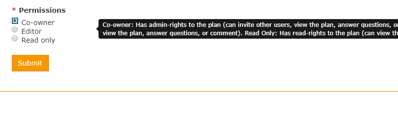 HTML form labels aren't clickable · Issue #1656 · DMPRoadmap/roadmap · GitHub