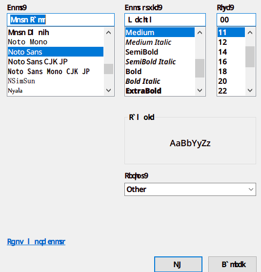 Jumbled, incoherent text on open/save window in browsers (Win10 21H1 ...