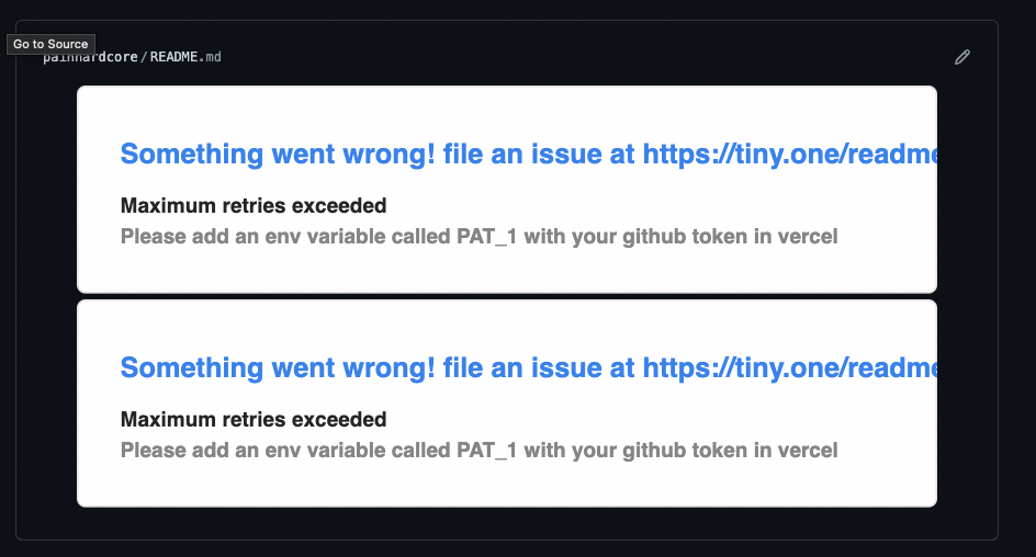 Not showing stats - Maximum retries exceeded · Issue #1762 · anuraghazra/github-readme-stats ...
