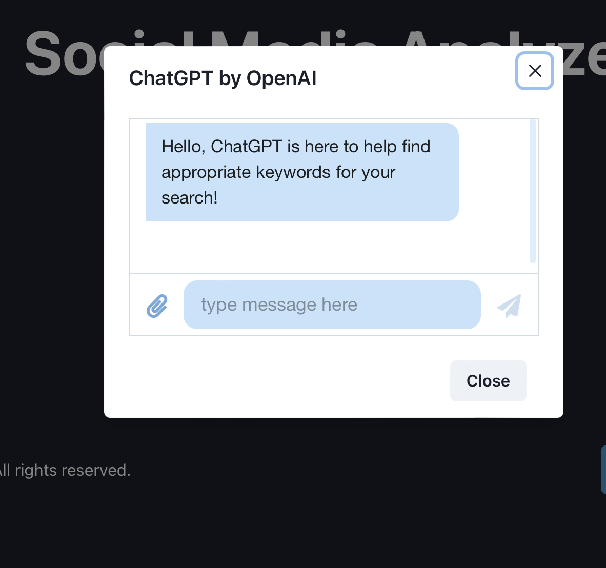 Redesign AI Bot Modal · Issue #17 · andrewkykoo/social-media-analyzer ...