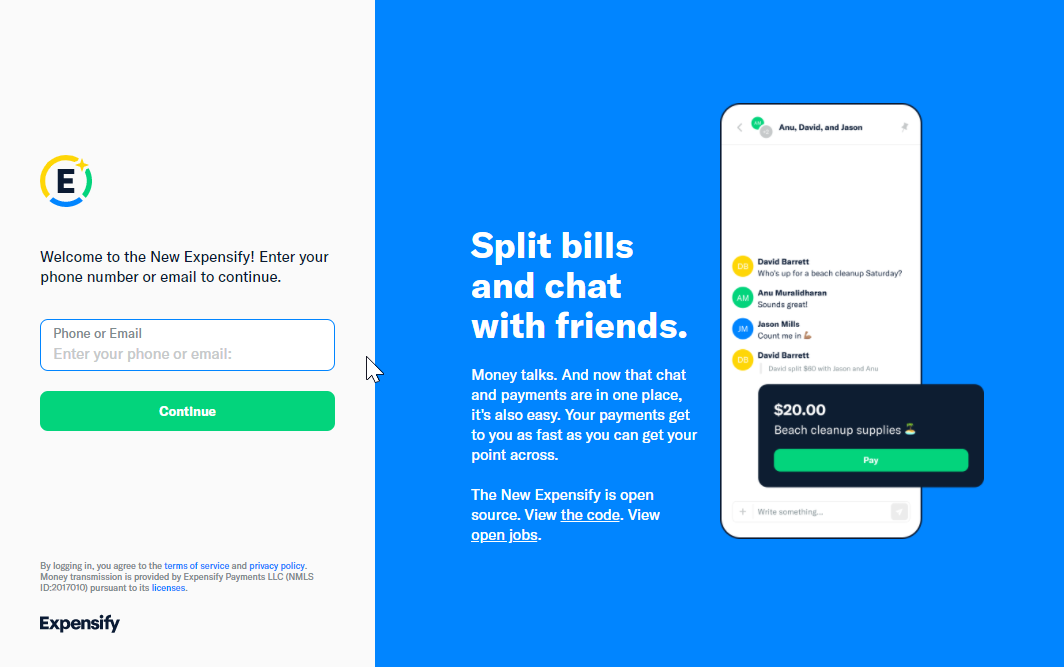Login placeholder text repeats label text · Issue #4738 · Expensify/App ...