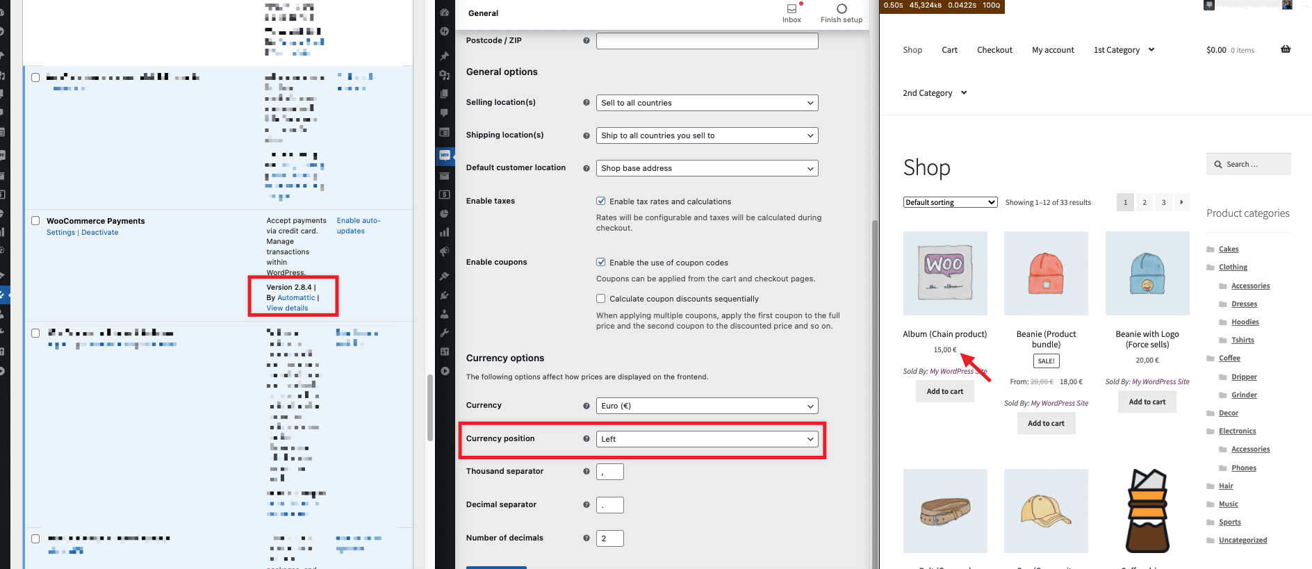 Currency Position Mismatch · Issue 2766 · Automattic Woocommerce Payments · Github