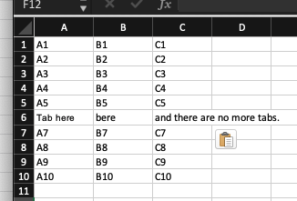 Pasting a copied cell that contains tab characters does not work · Issue #6273 · handsontable ...