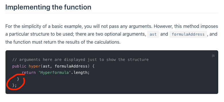 Improve Custom Functions page · Issue #557 · handsontable/hyperformula · GitHub