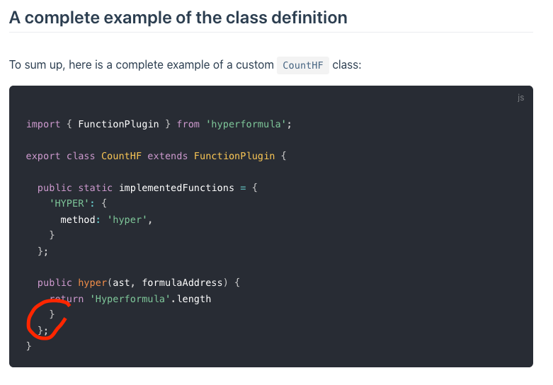 Improve Custom Functions page · Issue #557 · handsontable/hyperformula · GitHub