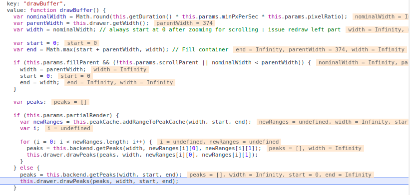 getDuration() causes infinite loop when using MediaElement backend + MediaRecorder API (webm ...