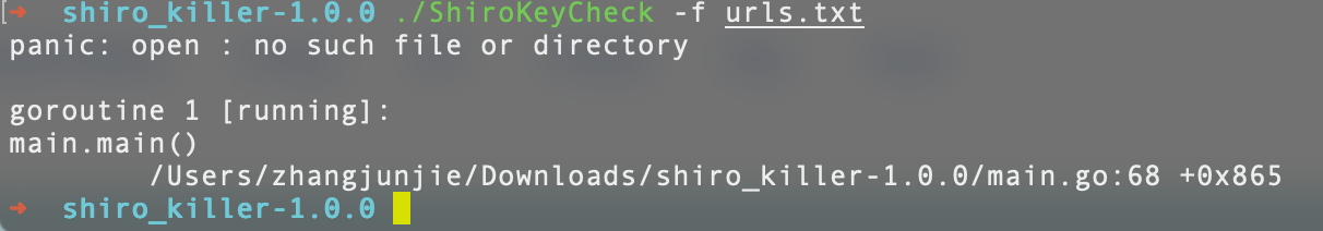 报错啦 · Issue #9 · Peony2022/shiro_killer · GitHub
