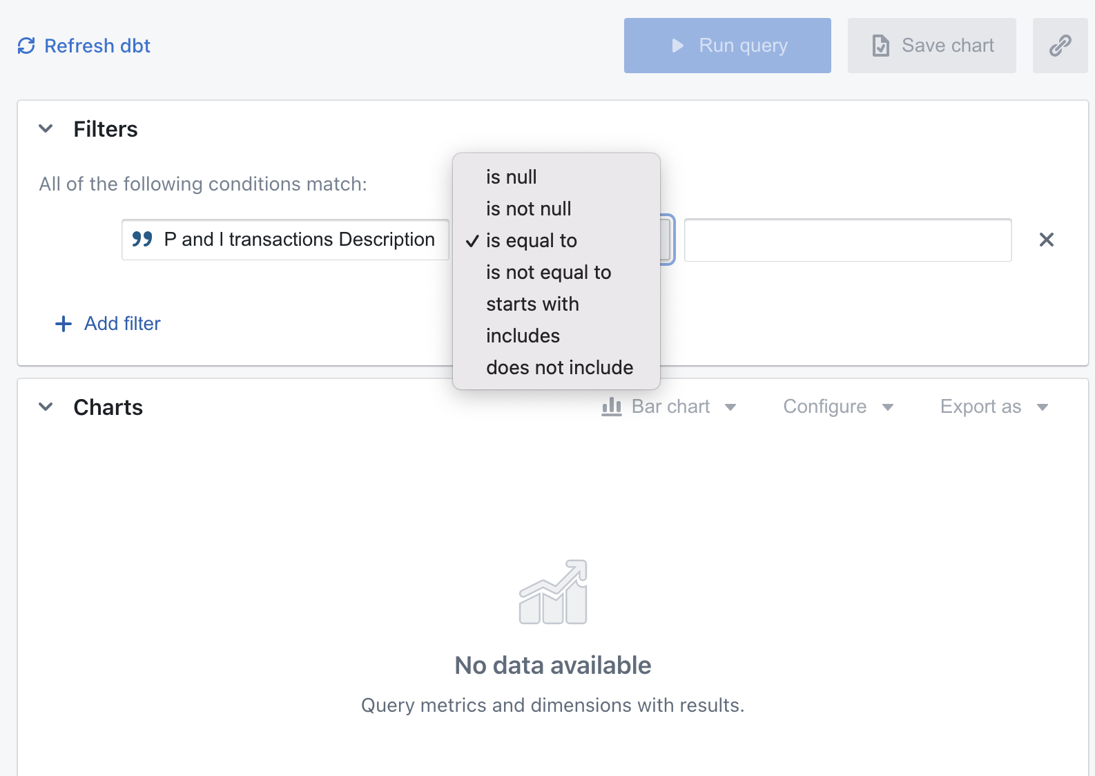 Some filtering conditions break with non-date dimensions · Issue #3760 · lightdash/lightdash ...