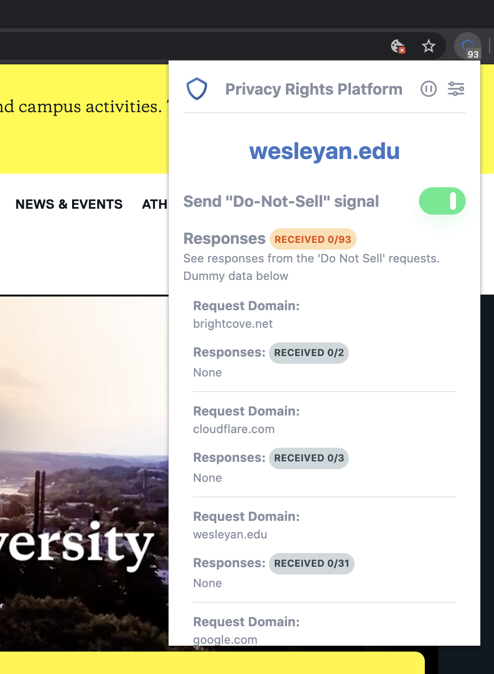 Organize URLs by domain · Issue #14 · privacy-tech-lab/gpc-optmeowt · GitHub