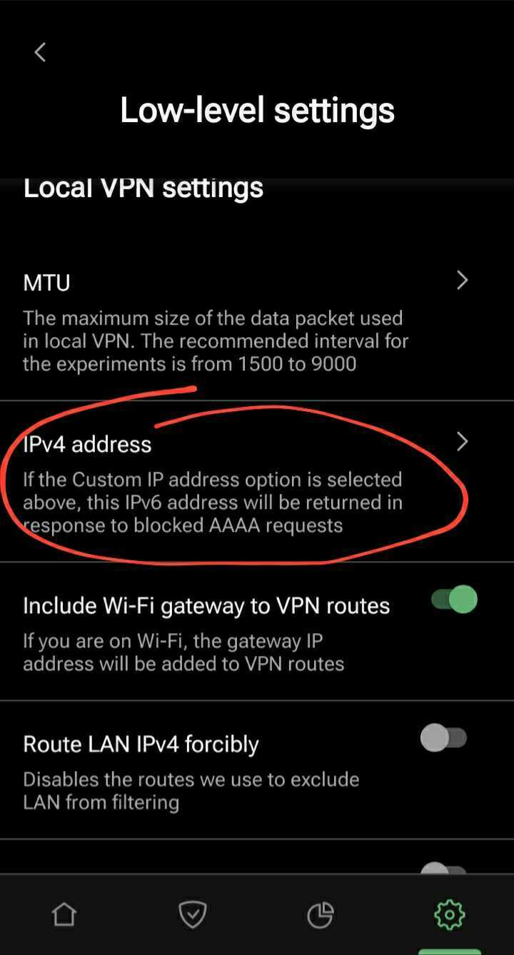 Incorrect description for local IPv4/IPv6 in Local VPN section of low-level settings · Issue ...